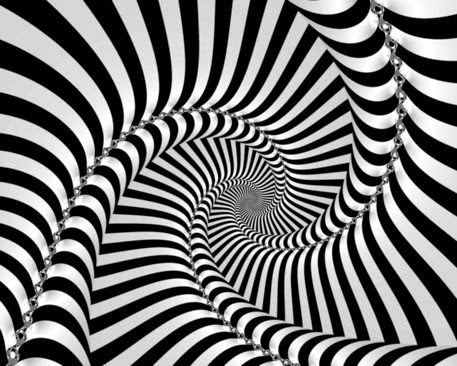 Spiraling Down Trippy Pattern Optical Illusion | Genius Puzzles