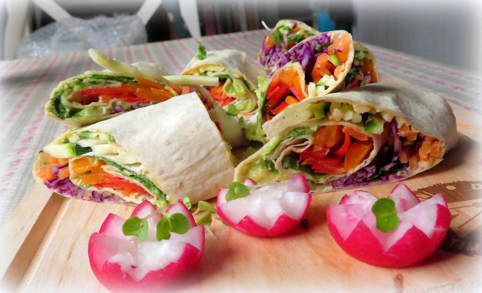 Rainbow Wraps | The English Kitchen