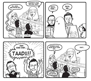 komik kocak: anak band gaul