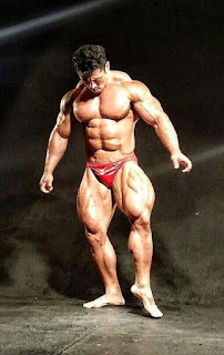 world bodybuilders pictures: south korea beefy bodybuilder Nam Eun Cho