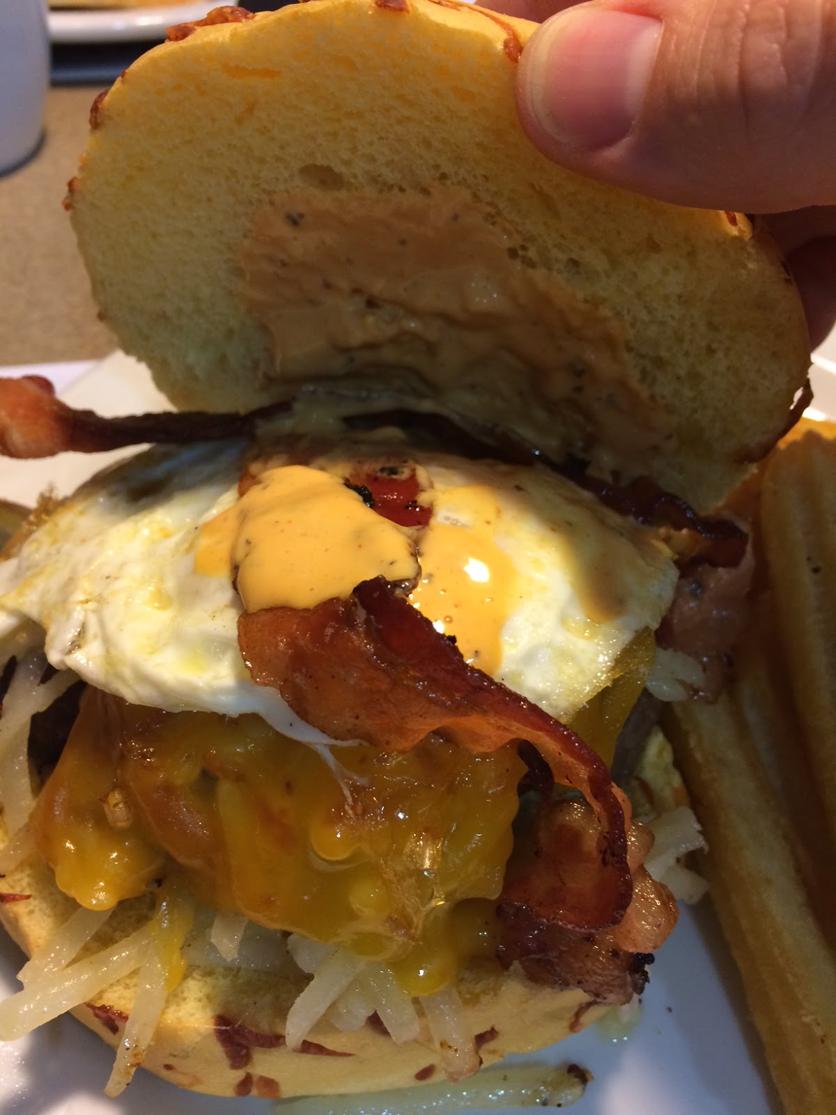 The Yeti Speaks!: Denny's Thing Burger taste test...why I hate the ...