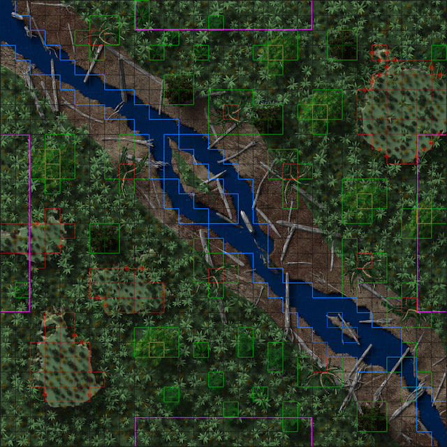 Heroclix Maps: Jungle Heroclix map