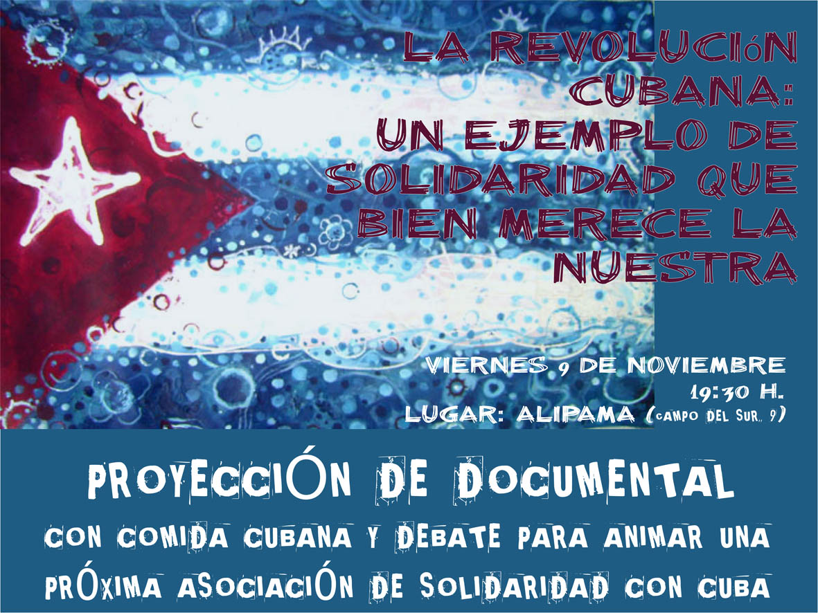 Invitacion al Acto "La revolucion cubana, un ejemplo de solidaridad que ...