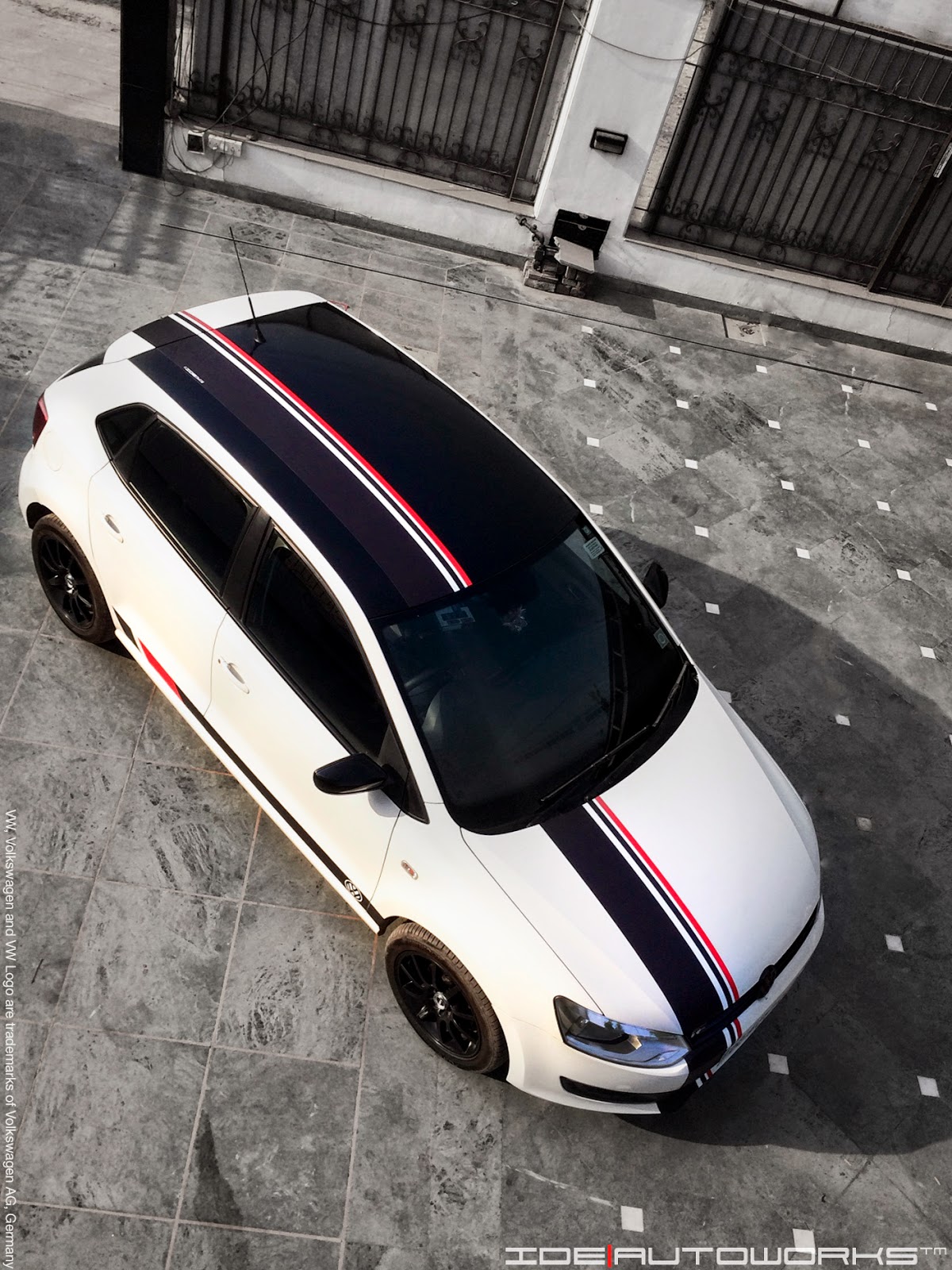 VW Polo with Custom Racing Graphics | IDE Autoworks