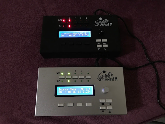 MATRIXSYNTH: Sammich FM synthesizer with Yamaha YMF262 OPL3 sound chip