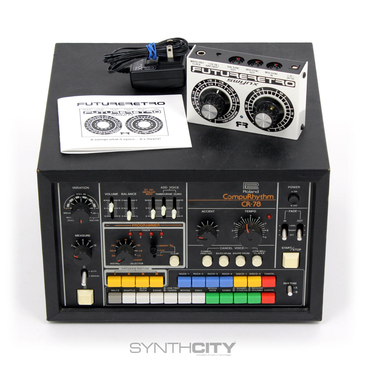 MATRIXSYNTH: Roland CR-78 SN 873085 with FutureRetro Swynx