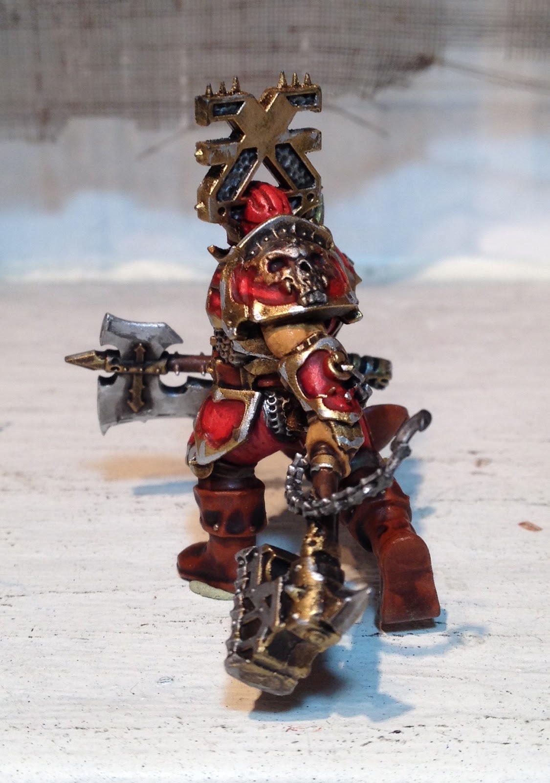 Five Fingers and a Brush: GORECHOSEN - Vexnar the Reaper WIP #2