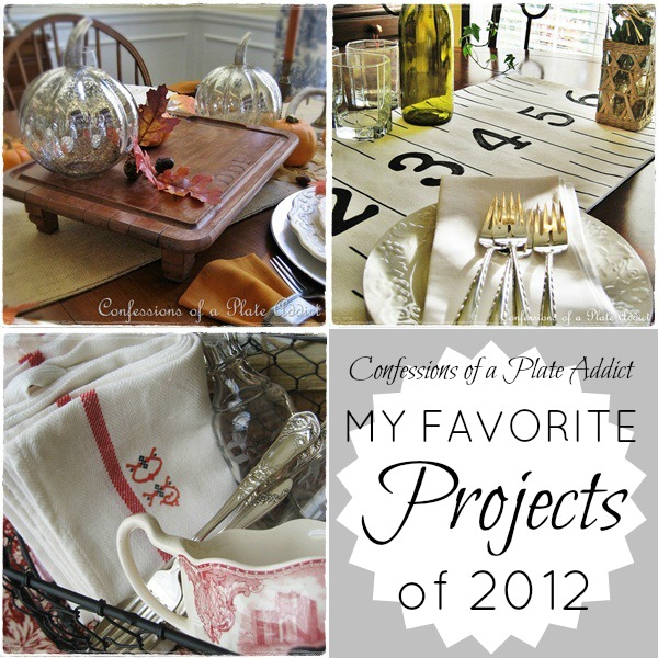 CONFESSIONS OF A PLATE ADDICT: My Personal Favorites...Projects I Loved ...