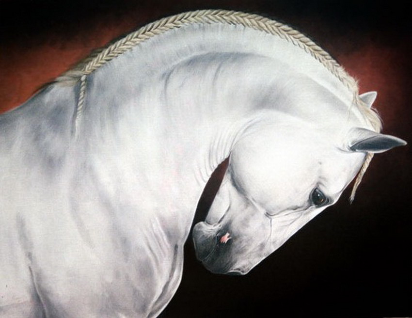 Historia y evolución de la pintura artística : Cabezas de corceles ...