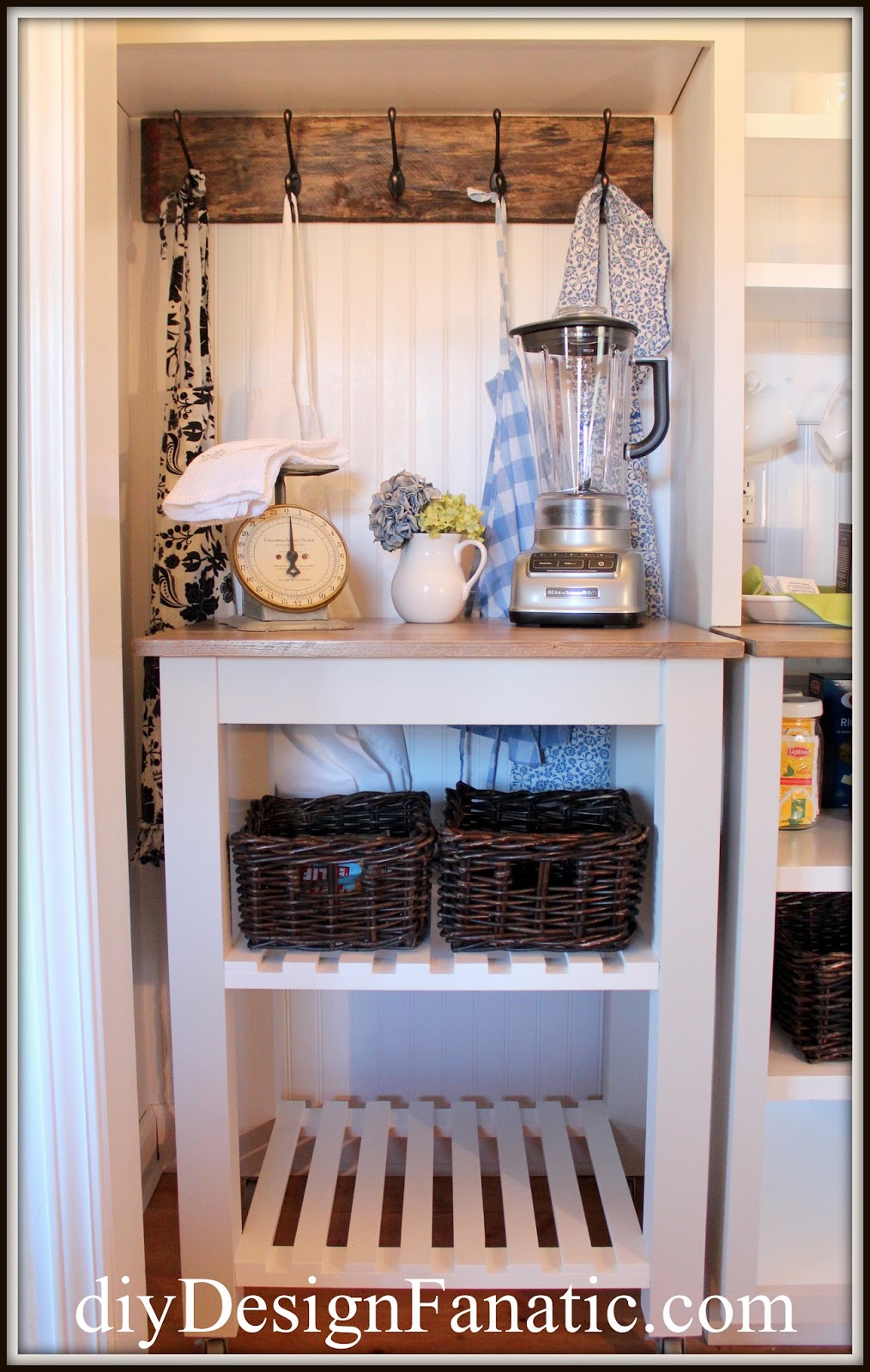 diy Design Fanatic: The Vintage Style Pantry - The Mountain Cottage Reno