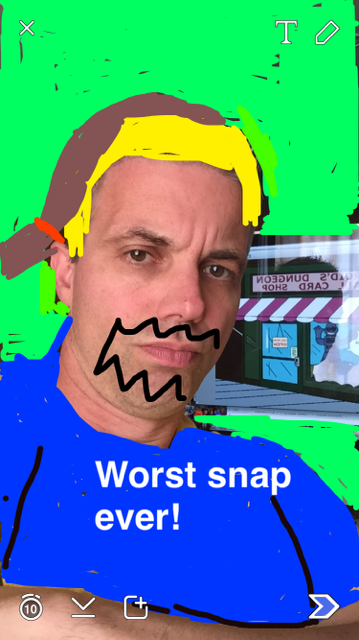 My 1-2-3 Cents : Snapchat Challenge: The Simpsons