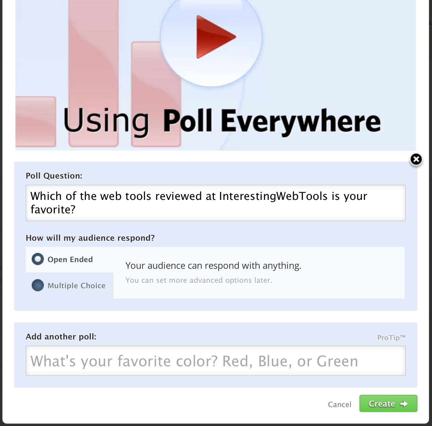 Poll Everywhere - Poll your audience LIVE through Texts, Twitter or the Web