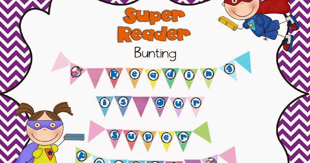 The Book Bug: Super Reader Buntings