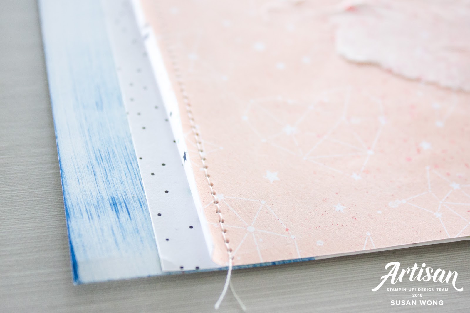 Twinkle Twinkle and Stitched All Around 12x12" Layout