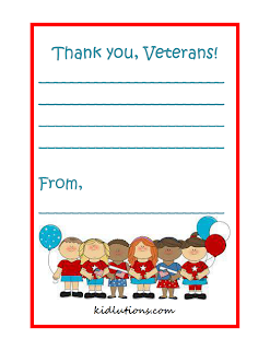 Veteran's Day FREEBIE and Sale at Kidlutions