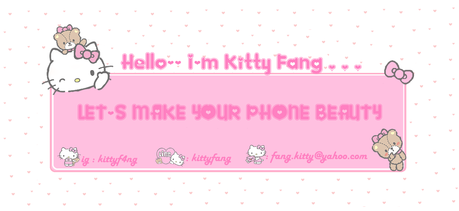 Kitty Fang ☆: iWidget Hello Kitty Tiny Chum iPhone