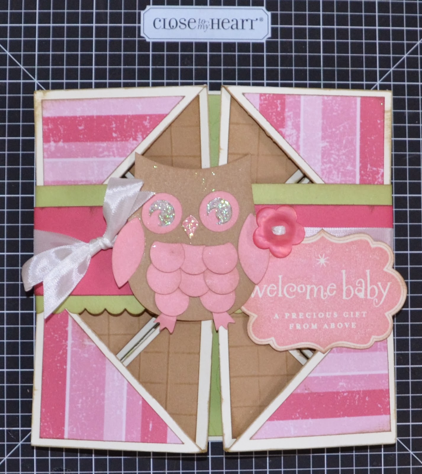 Sara Batkin's Legacies Of Love: Welcome Baby Explosion Card