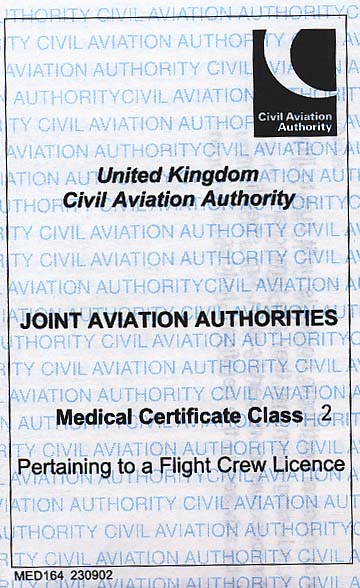 The Pilot's Diary: Medical Certificates for pilot training