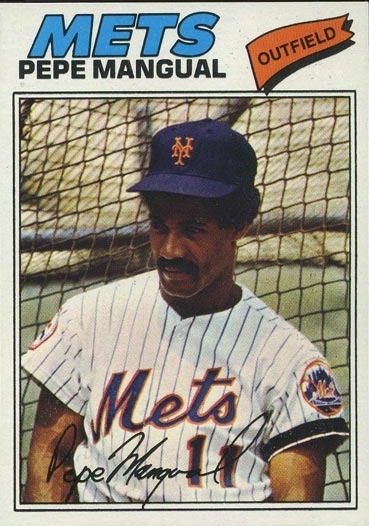 Mid Seventies Mets Outfielder Pepe Mangual & His MLB Relatives (1975-1976)