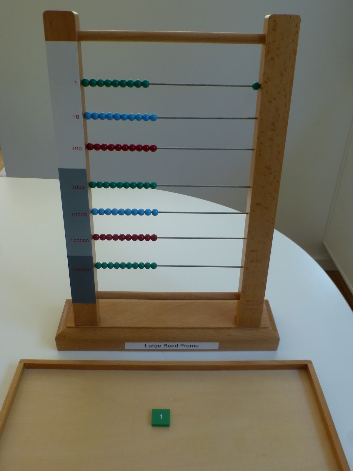 Family FECS: Montessori Activity: Small Bead Frame - Comparison with ...