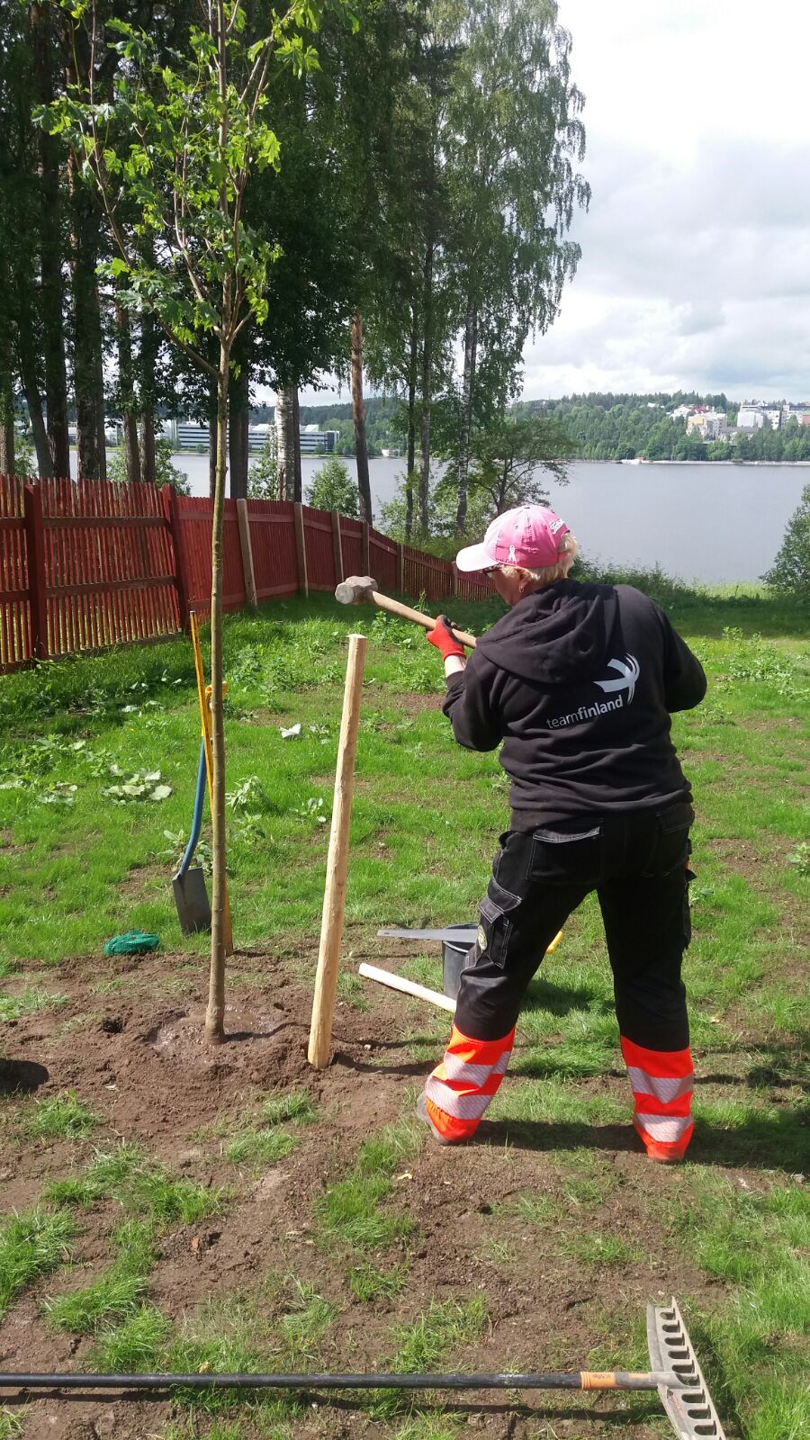 Pian puutarhaunelmia: Puun istuttaminen