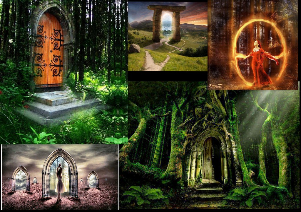 Multiverse Tales: Portals to the Multiverse (collage)