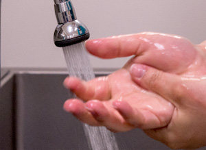 Medical Laboratory and Biomedical Science: Electronic Hand Washing