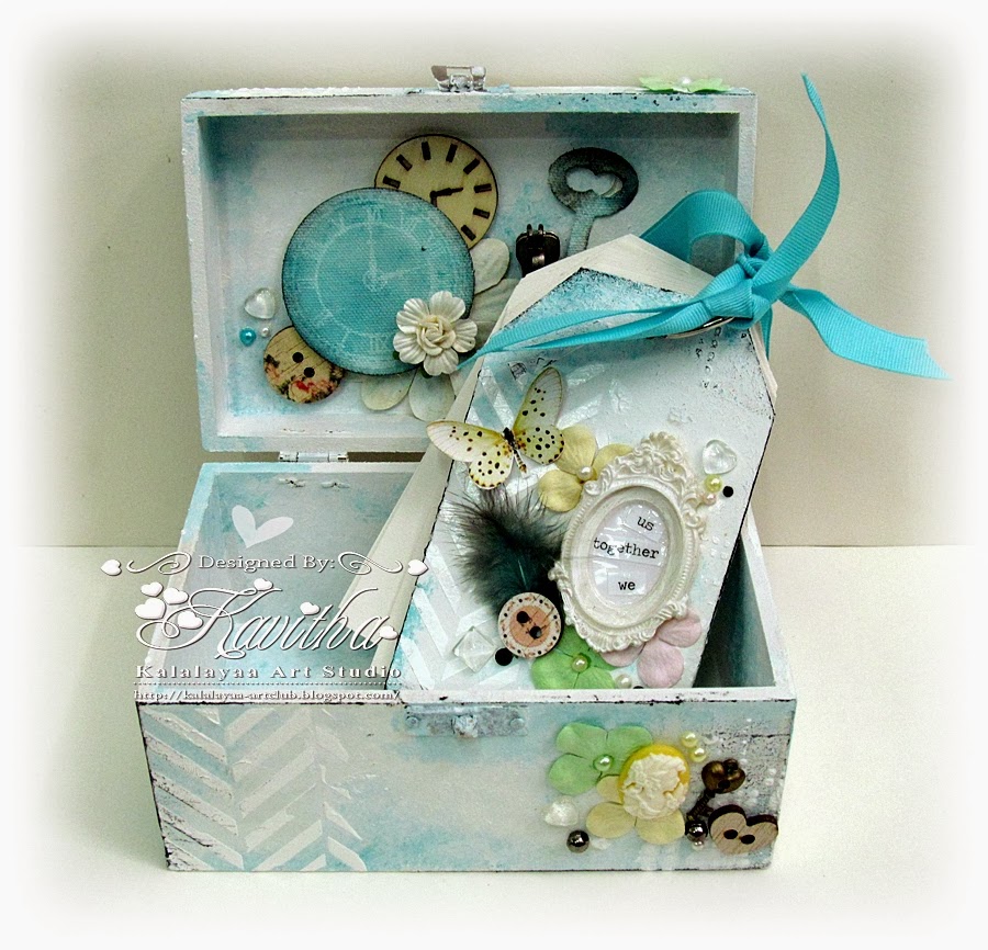 Kalalayaa's Art Stuido: MIXED MEDIA BOX WITH TAG MINI ALBUM