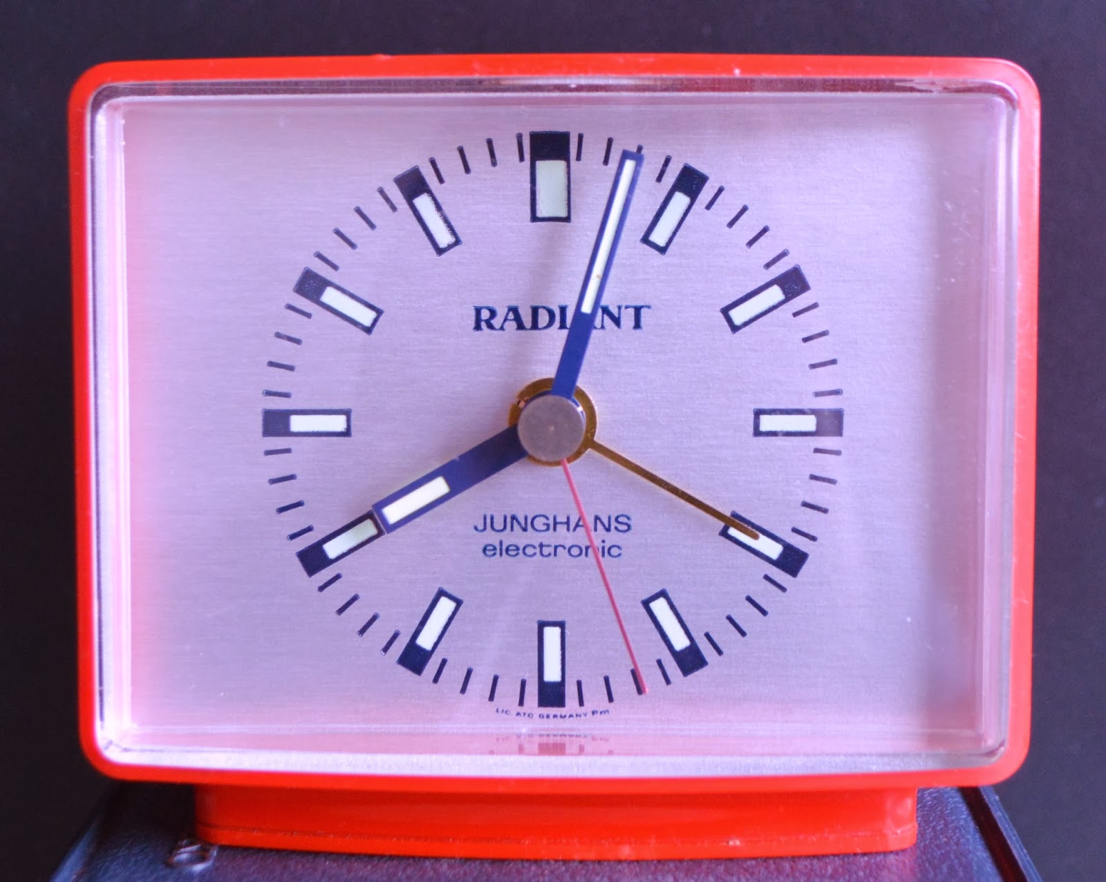 Age of plastic: JUNGHANS (RADIANT) ALARM CLOCK