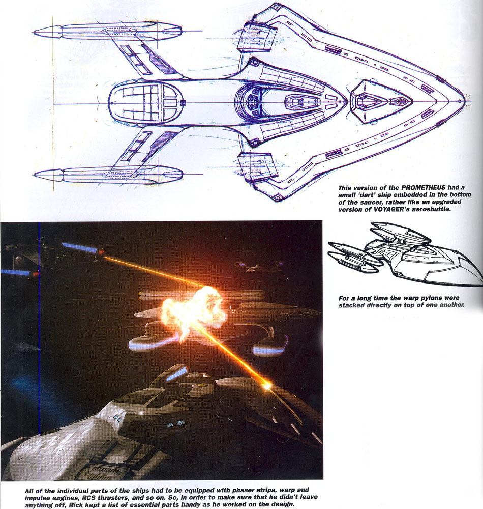 Captain's Blog: Jose Saramago: Prometheus Class Starship - Concept Drawings