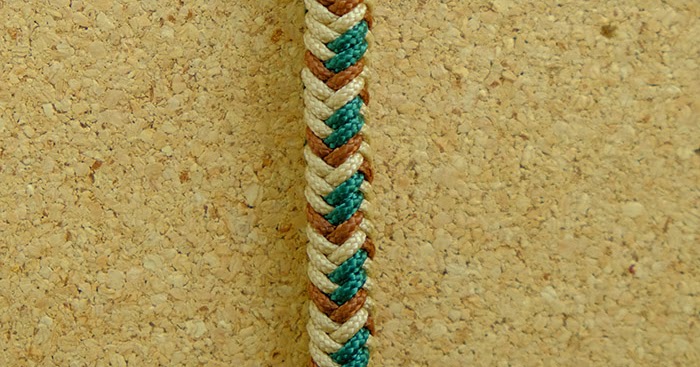 Paracord Lovers/パラコードラヴァース : # 1,068 8 strand square braid / 8本角編み。なんでも ...