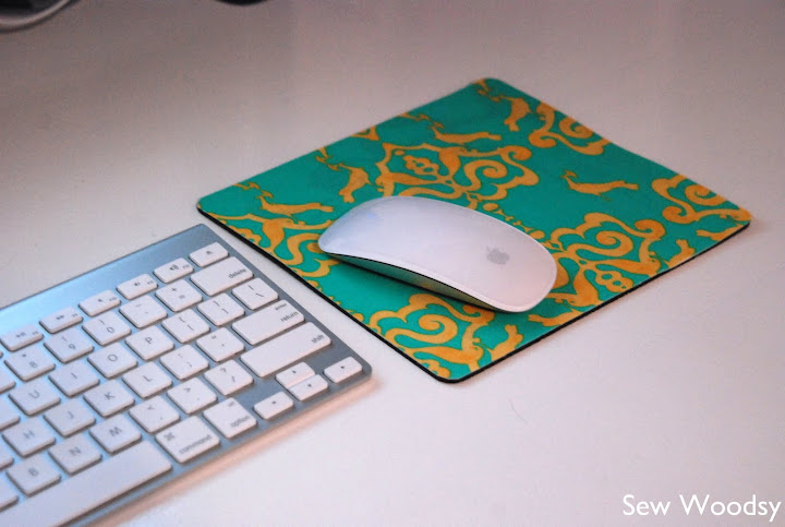 Sew Woodsy: {Tutorial} Mouse Pad Makeover