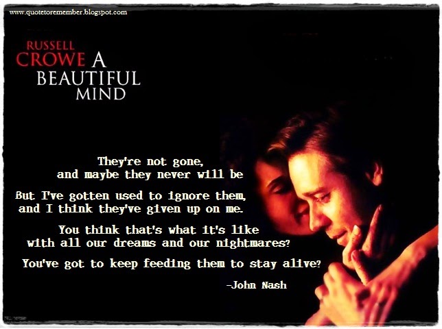A Beautiful Mind Quotes About Schizophrenia
