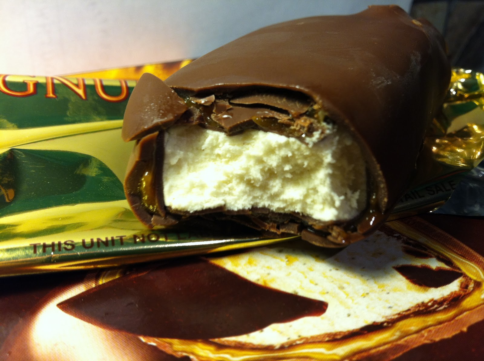 Magnum Ice Cream Gold Wrapper