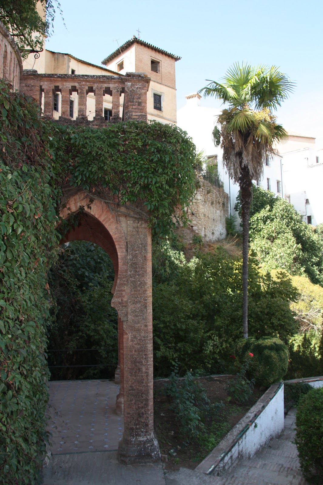 El muro vegetal: JARDÍN DE LA CASA DEL REY MORO, RONDA