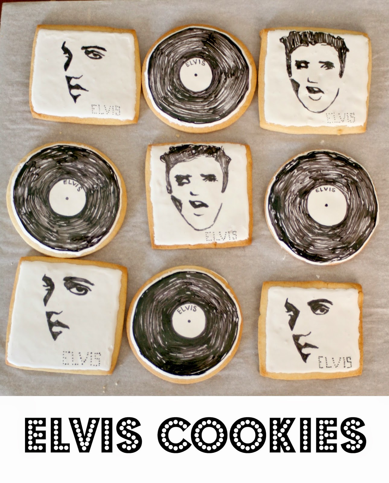 Elvis Cookies - Jordan's Easy Entertaining