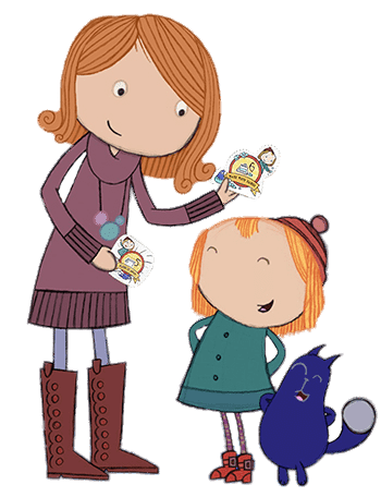 Cartoon Characters: Peg plus Cat (PNG)