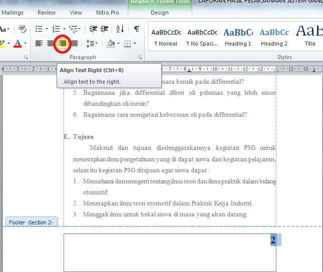 Cara Membuat Nomor Halaman Beda Posisi di Word + Video - Bang Ontak Cara Membuat Nomor Halaman Beda Posisi di Word + Video - Bang Ontak