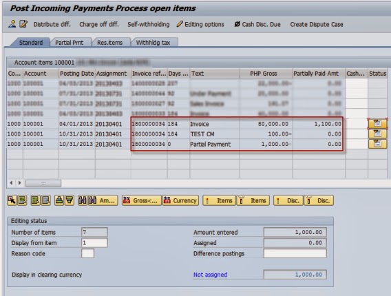 My SAP Financials: How to Easily Identify Partial Payment and/or Credit ...
