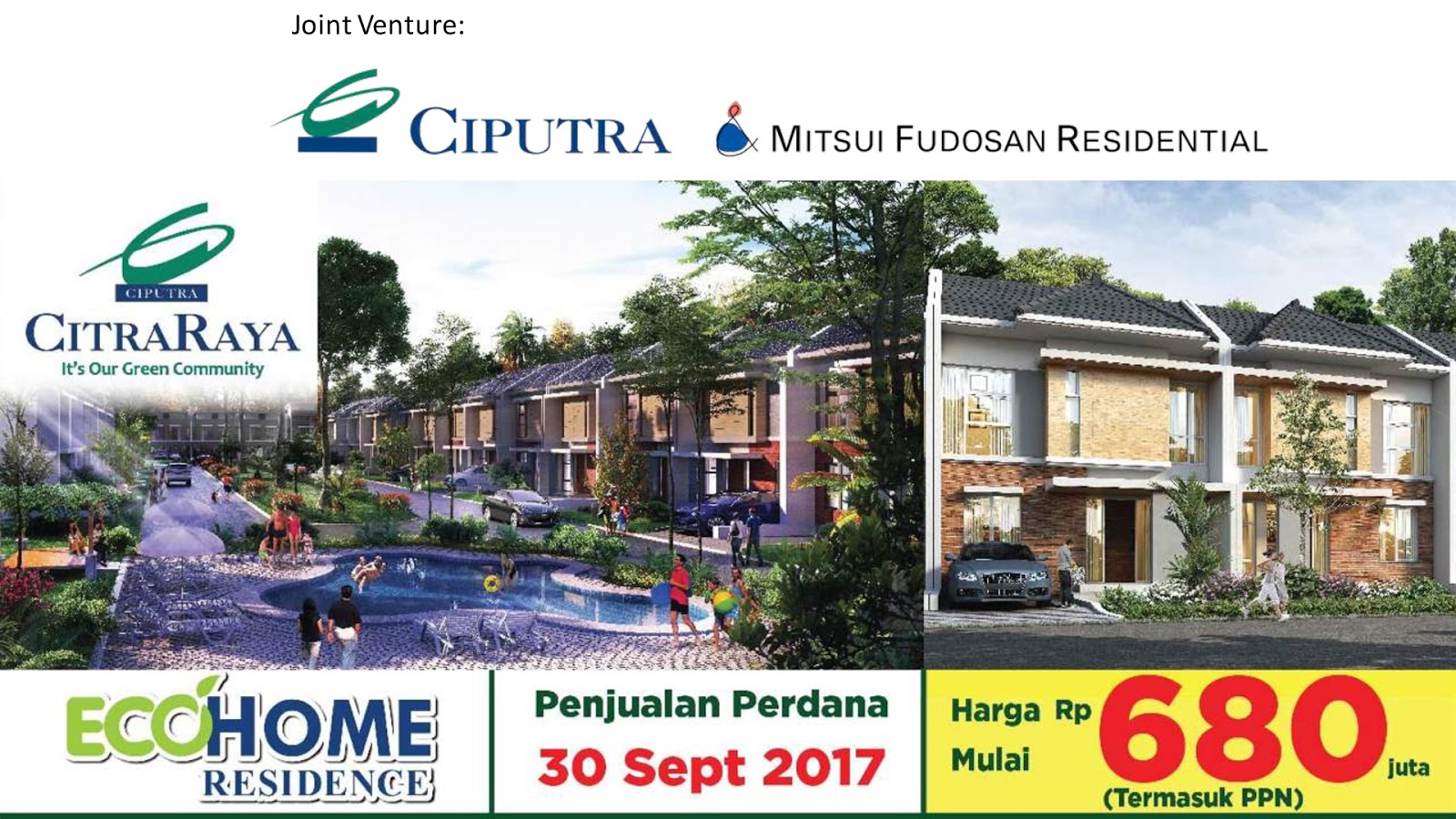 Ecohome Residence Citra Raya Mulai 680 Jutaan - Analis Properti
