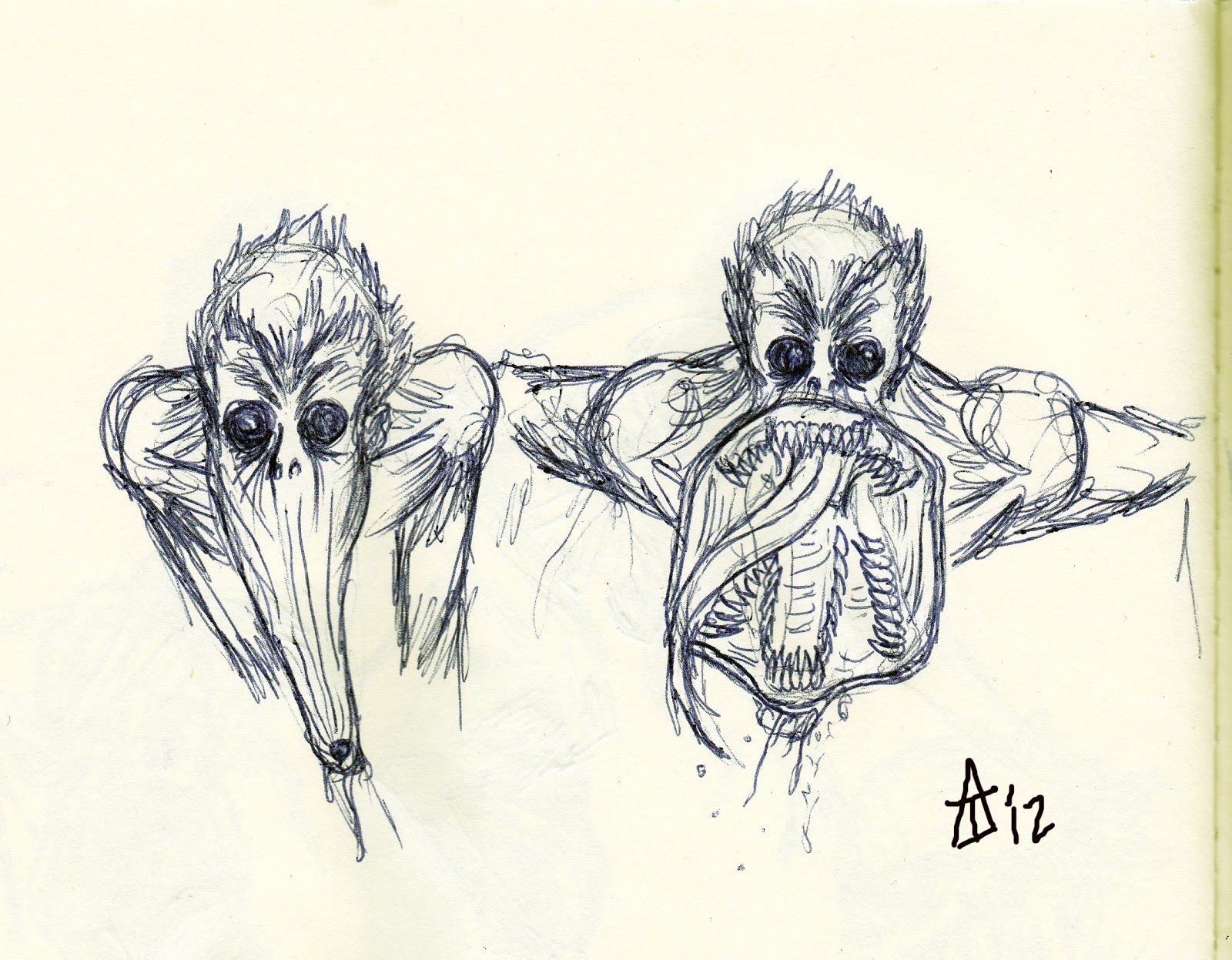 ToeKneeArrows: Scary Monsters, Just in Time for Halloween!