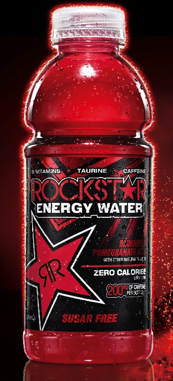 CAFFEINE!: Review for Rockstar Energy Water--Blueberry Pomegranate Acai