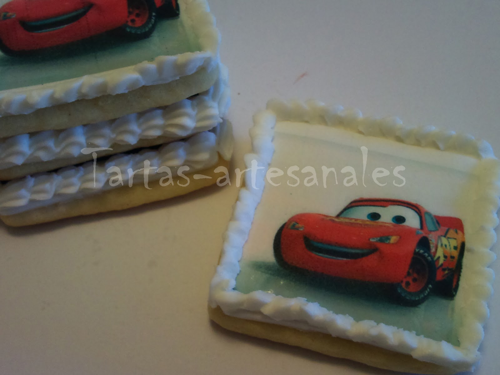 tartas-artesanales: Galletas con obleas de azucar