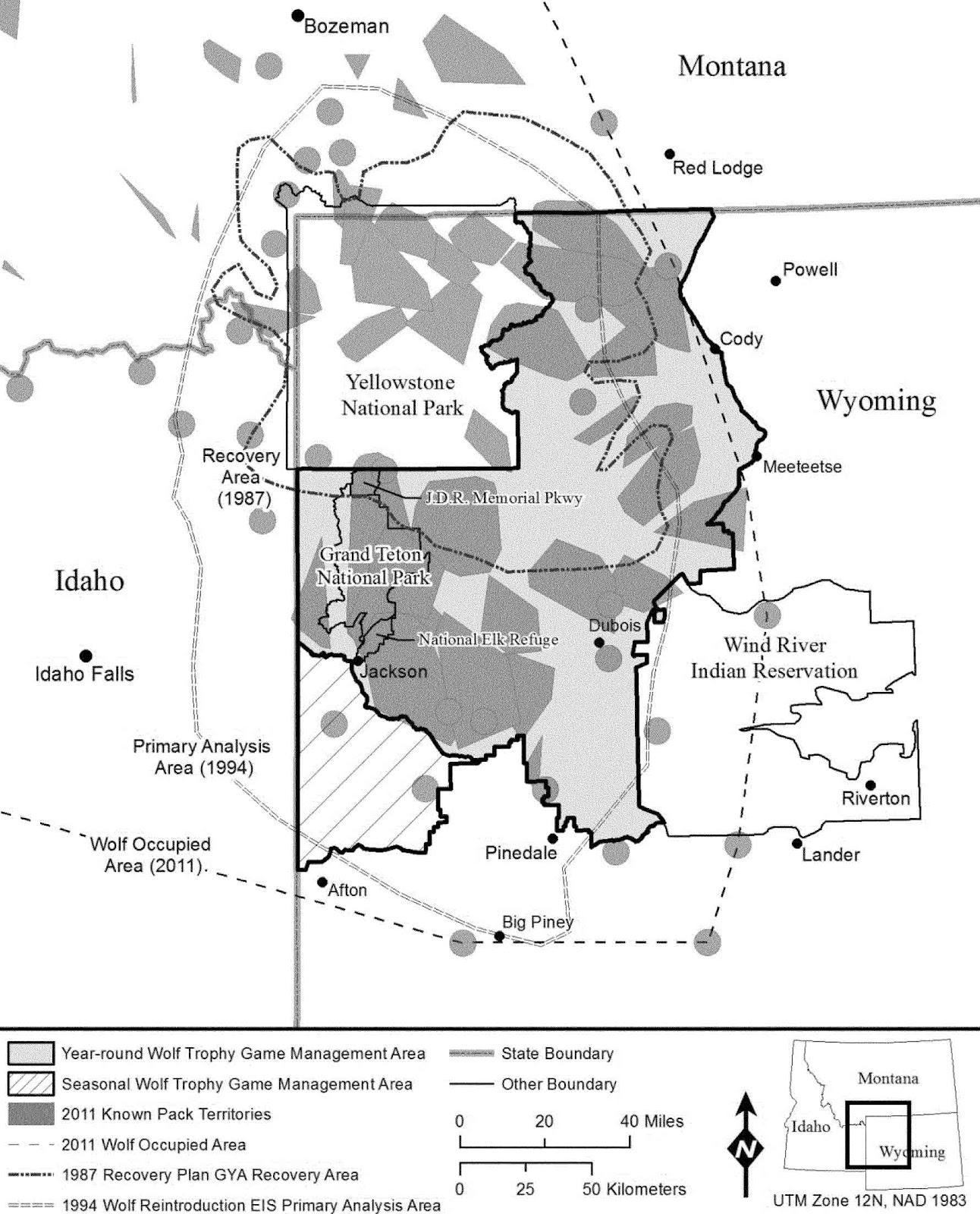 Fish & Wildlife Says Wyoming Wolves Can Be Hunted Back to 1999 Levels ...