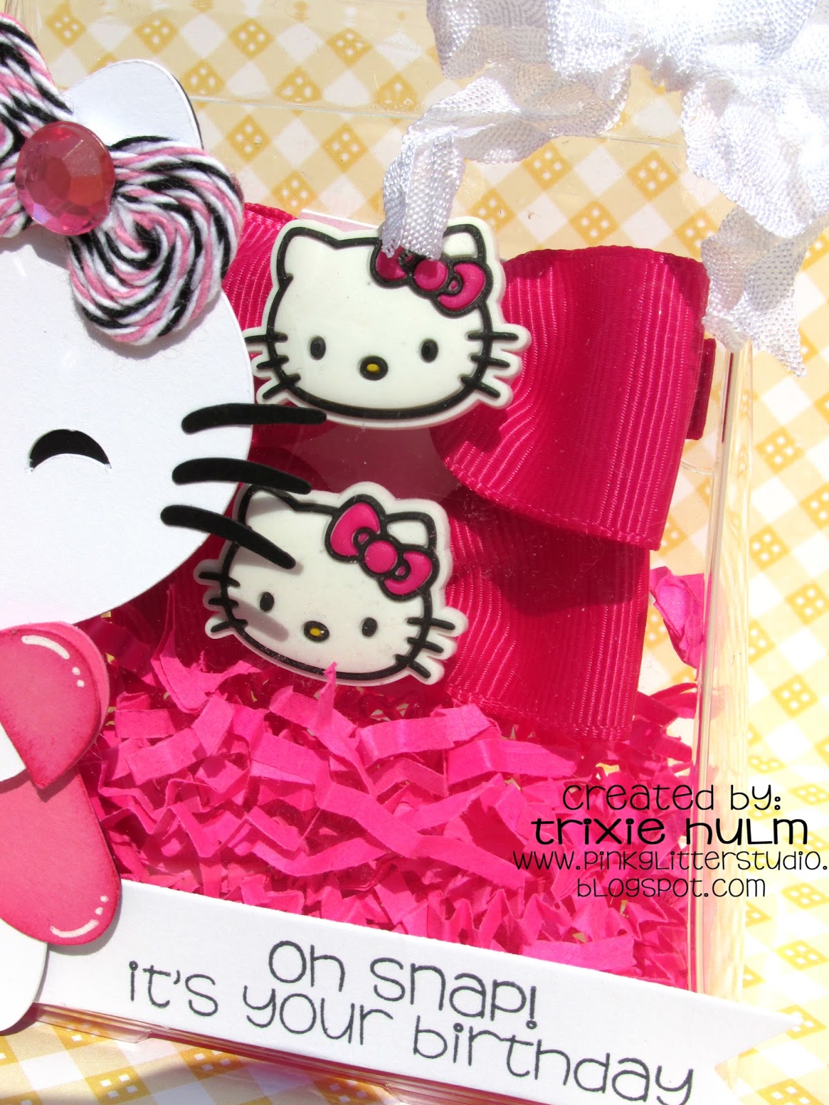 Pink Glitter Studio: Hello Kitty Blog Hop