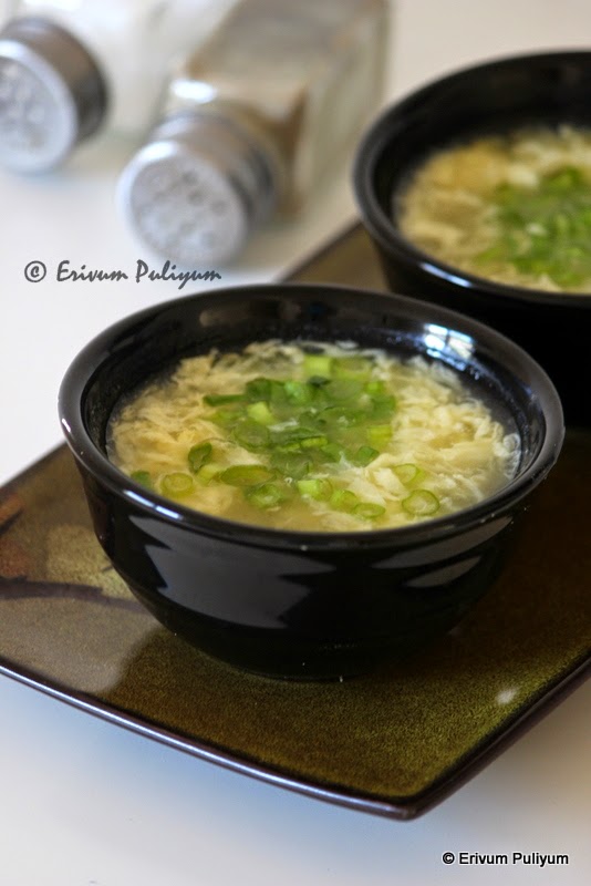 Erivum Puliyum: Egg Drop Soup