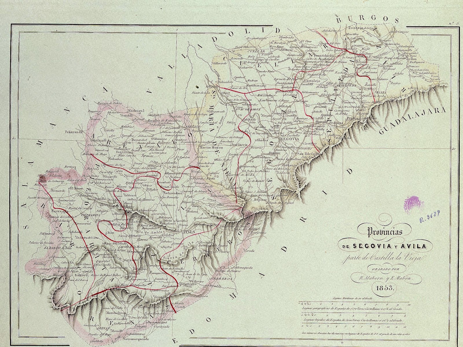 EL ESPINAR INFORMACIÓN: Mapas históricos de Castilla y León y Segovia