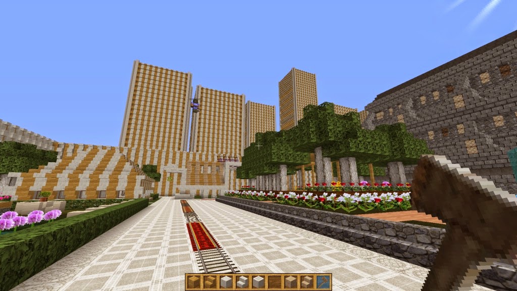 Minecraft Créatif: city landscape and new builds
