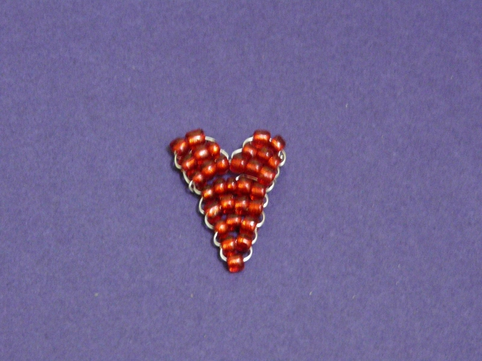 Kishley's Studio: Beaded Heart Tutorial
