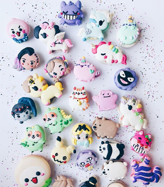 Cute Kakao Character Macarons @ Sweet Box (The Source OC Buena Park)